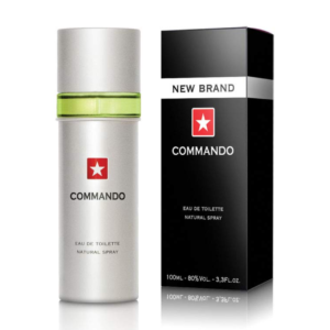 Perfume Commando de New Brand 100ml. para Caballeros - Perfumes Mundiales