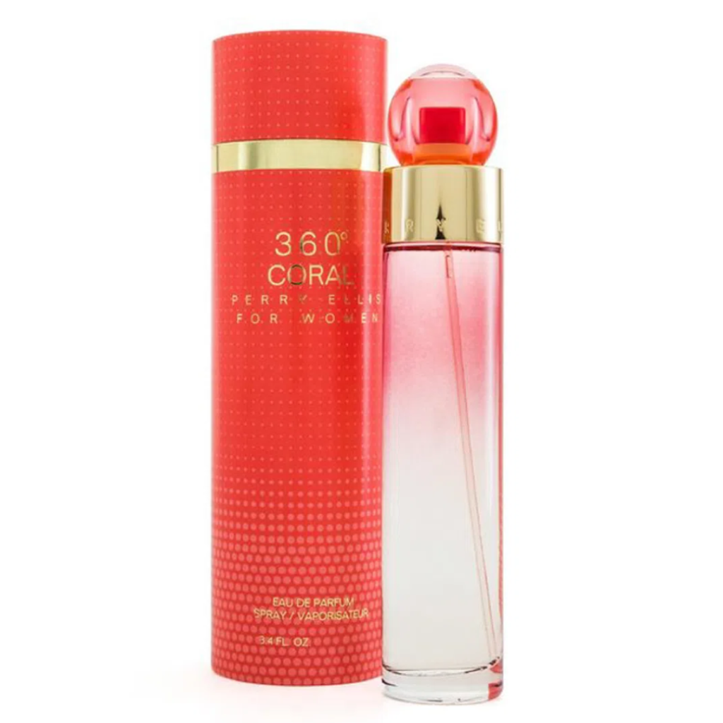 Perfume 360 Coral de Perry Ellis 100ml. para Damas - Perfumes Mundiales