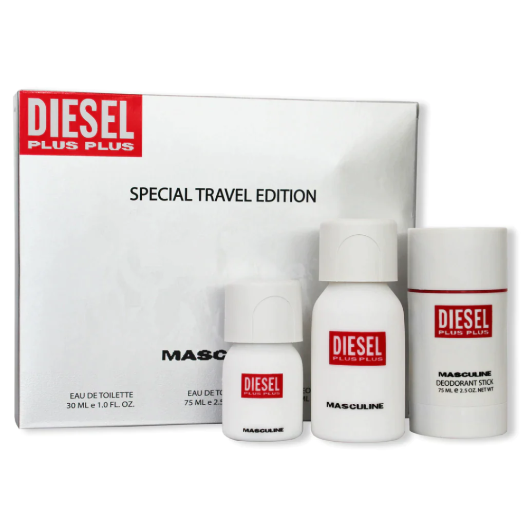 Estuche Perfume Diesel Plus Plus Masculine 75ml. + Desodorante + Mini ...