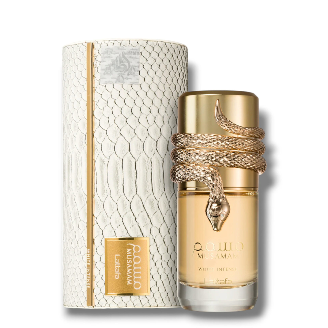 Perfume Lattafa Musamam White Intense100ml. Unisex - Perfumes Mundiales